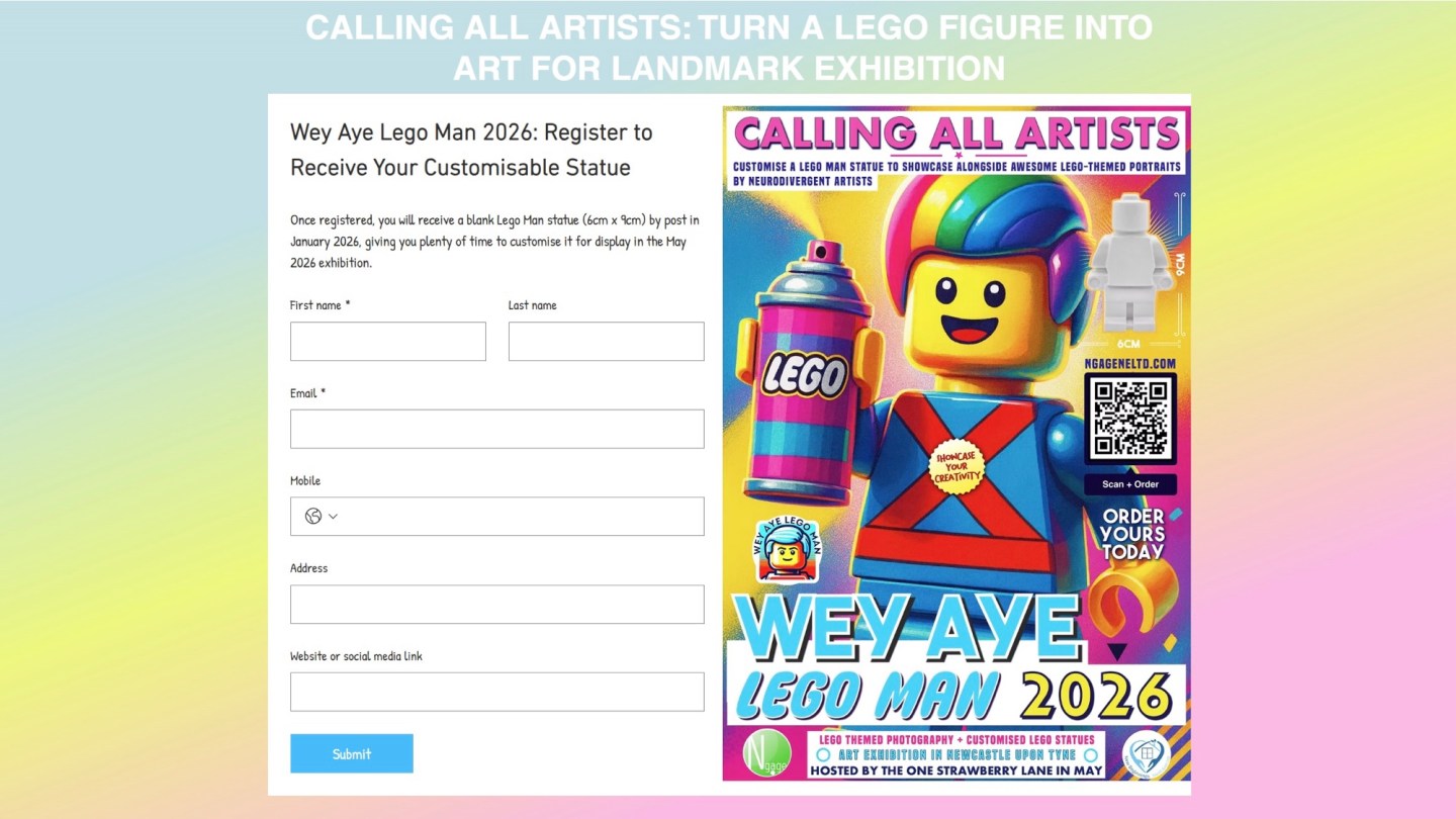 Calling All Creatives: Turn a LEGO Figure into Art for Landmark ...